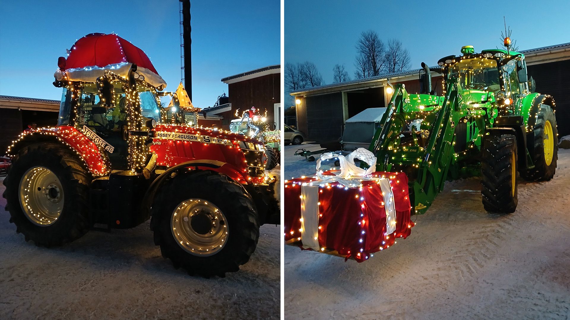 Här rullar pimpade traktorer igång luciafirandet: “Vi har...