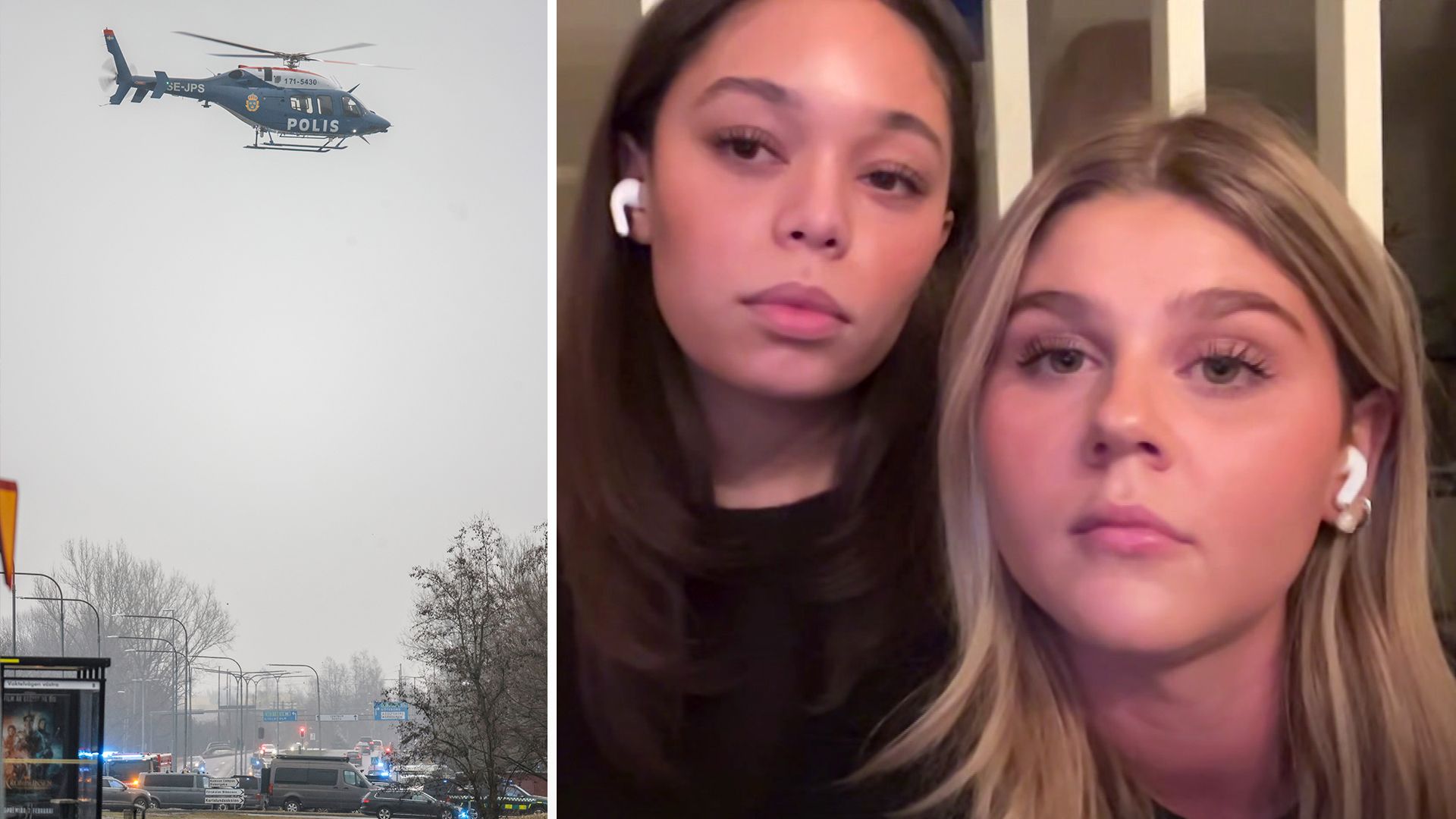 ”Vi satt i matsalen” Hör Thelma och Ella om skolattacken ...