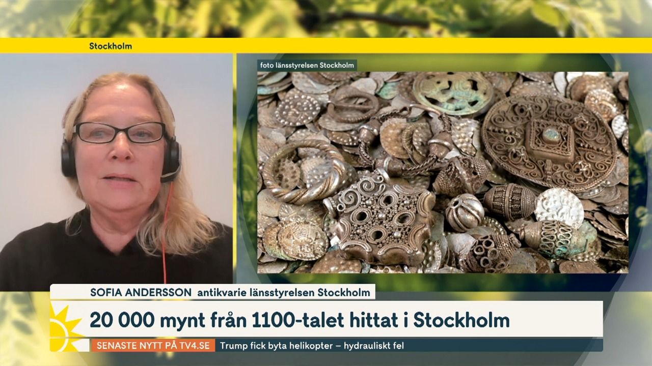 Enorm medeltida skatt funnen i Stockholm: "Det kan inte v...