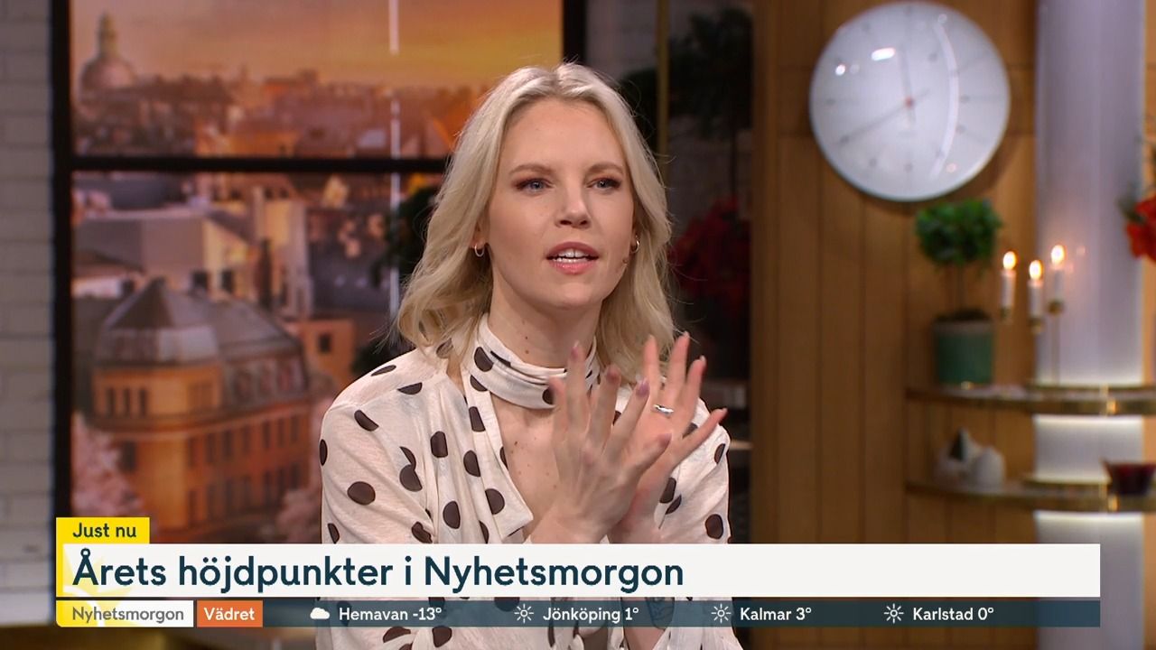Här summerar Carolin Björnerhag Nyhetsmorgonåret 2025